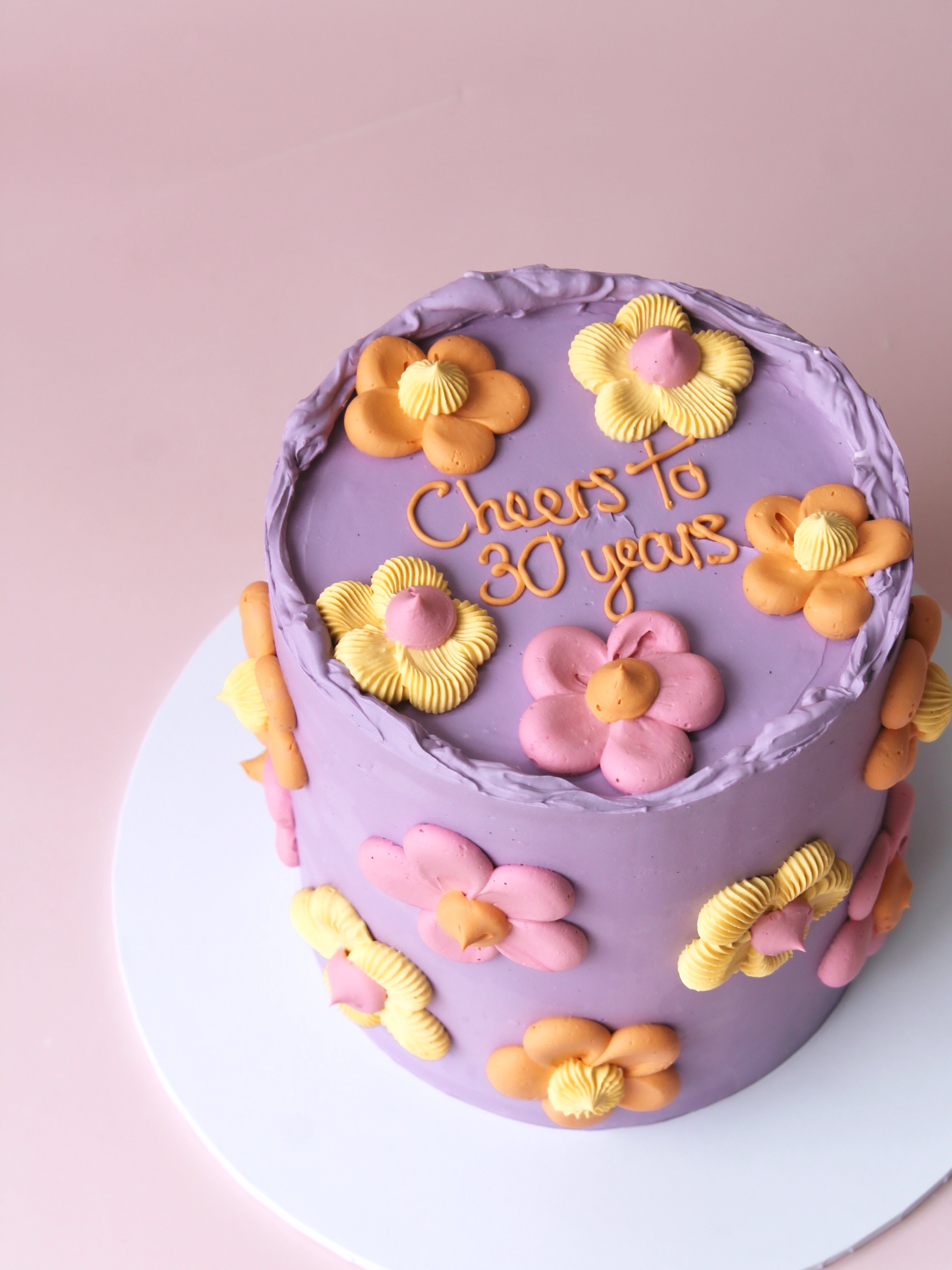 Buttercream Blooms Cake – Sweet Street Cakery
