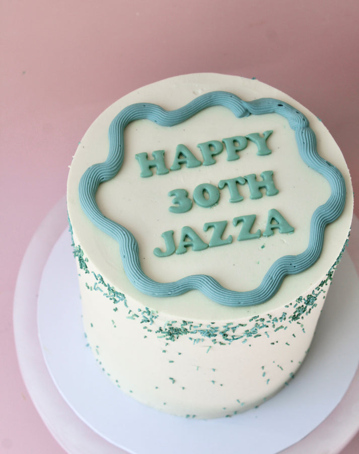 Wavy Sprinkle Cake – Sweet Street Cakery